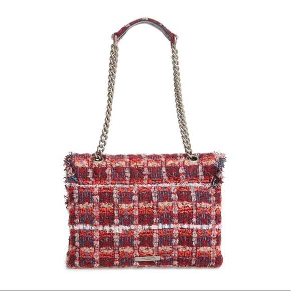 Kurt Geiger | Bags | Kurt Geiger London Large Red Tweed Kensington ...